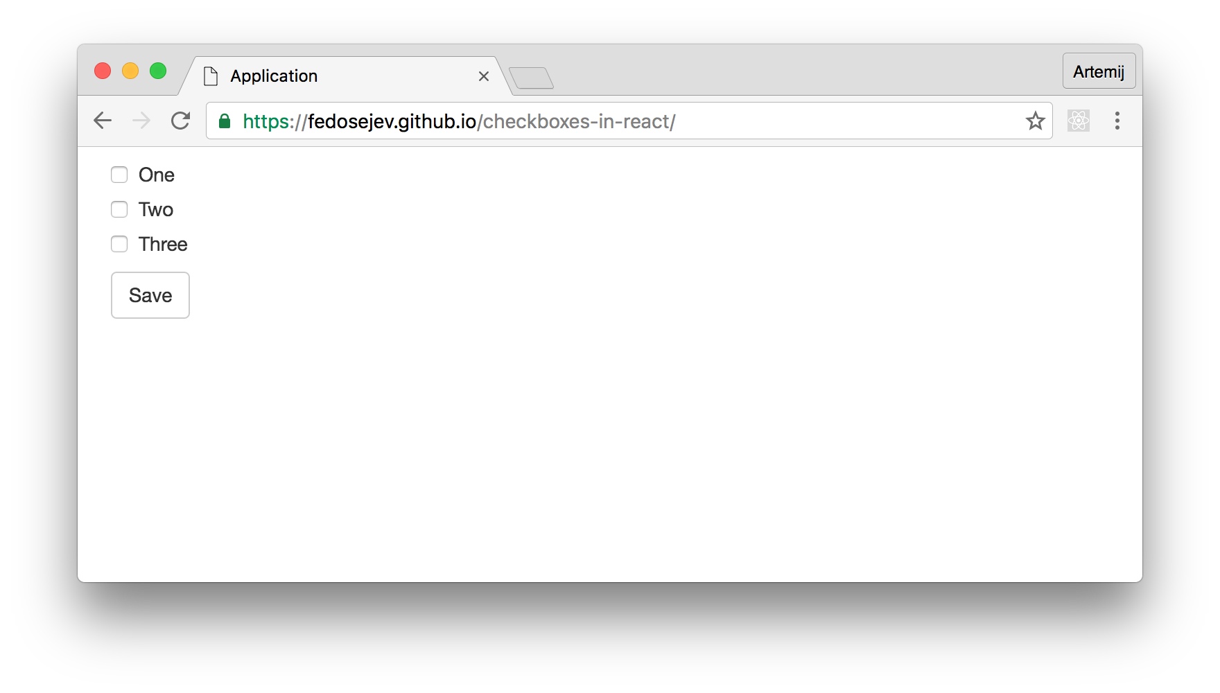  LINK React Form Checkbox Checked